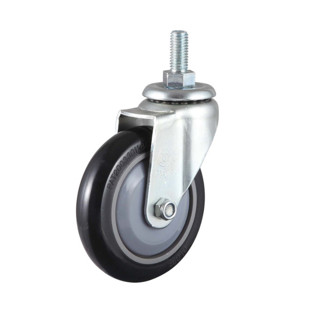 Wholesale Trolley Ball Bearing Caster Wheel With Threaded Stem Swivel ...