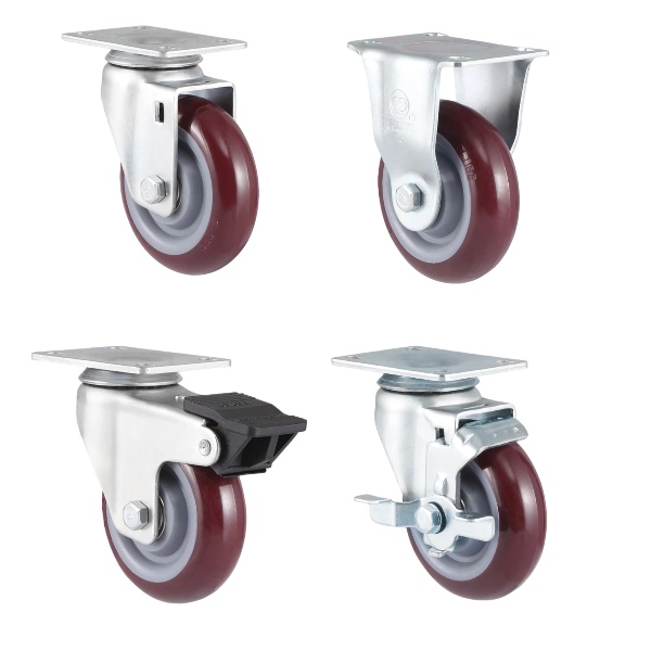 Wholesale EF1 SERIES – Top plate type – Swivel/Rigid Super Polyurethane ...