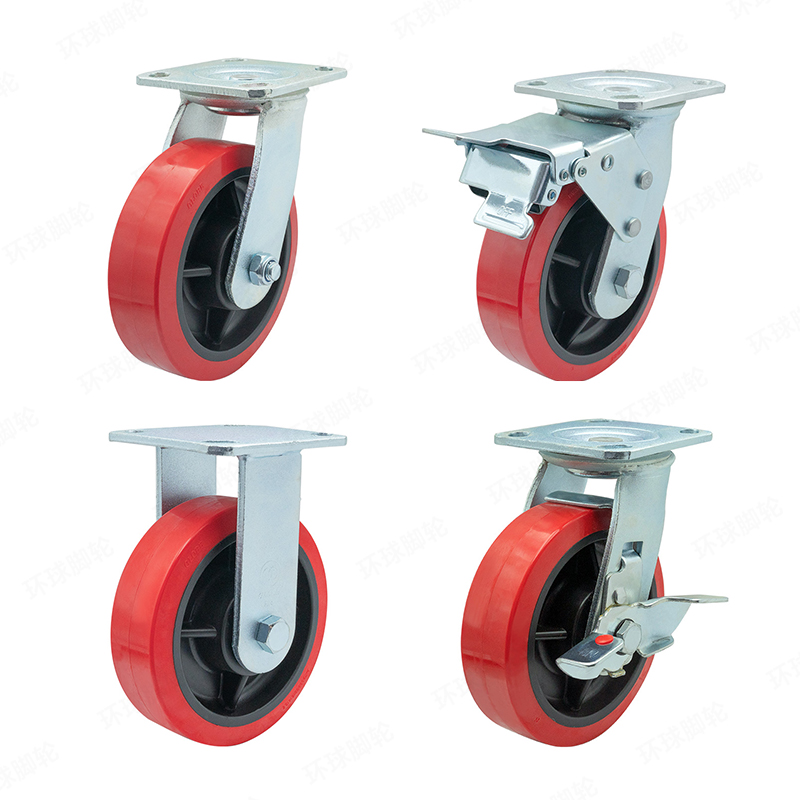Wholesale EH8 SERIES – Top plate type – Swivel/Rigid Polyurethane ...